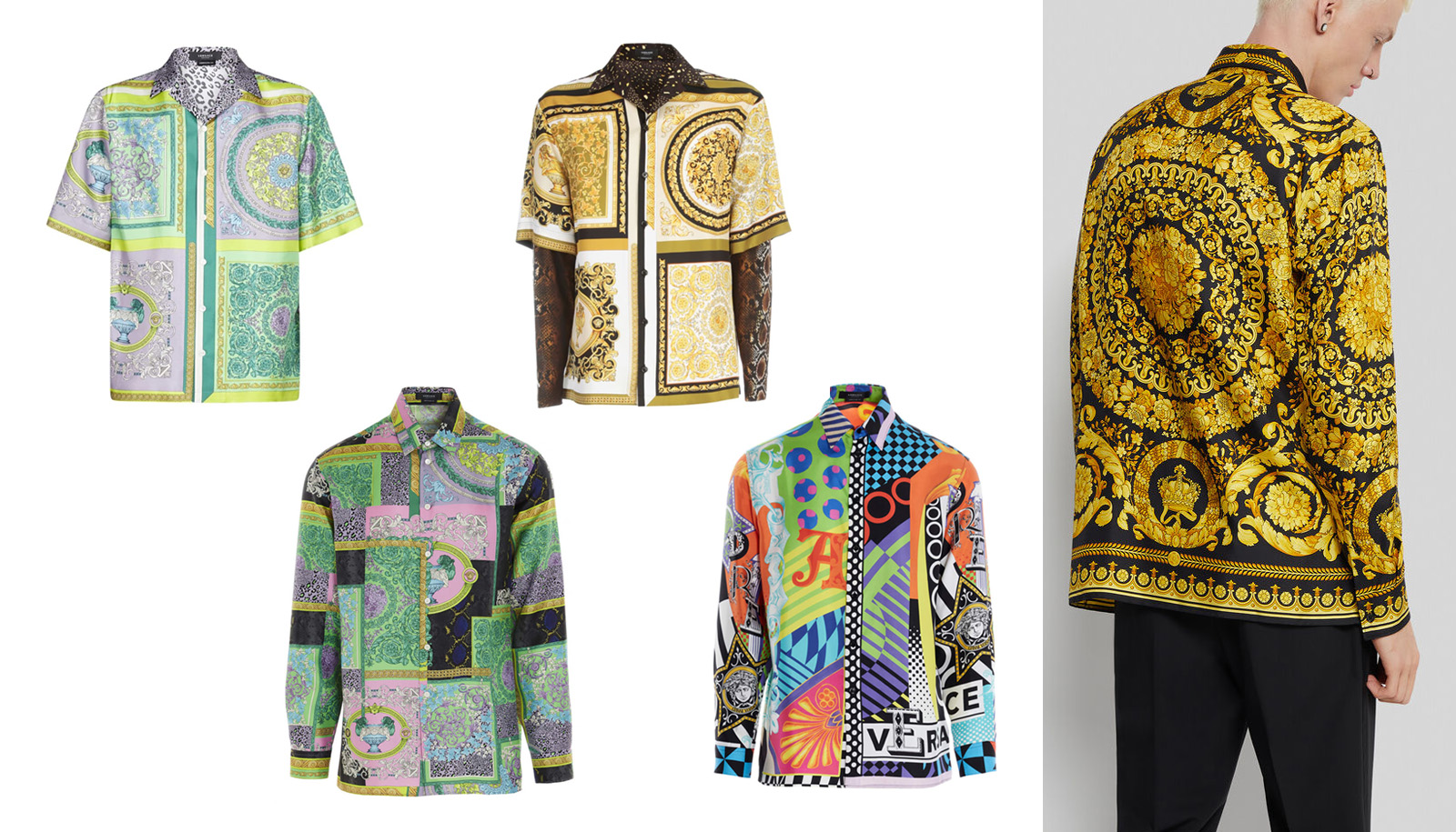 The Versace Shirt is Classic, Radiating Luxurious Flair