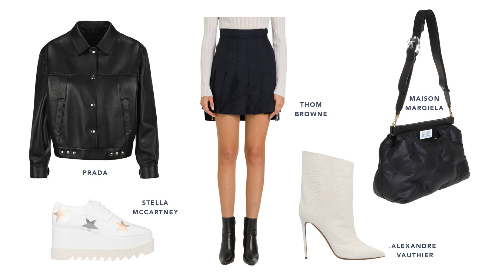 Celebrity Stylist Xavier LeBron assembles five italist-sourced looks