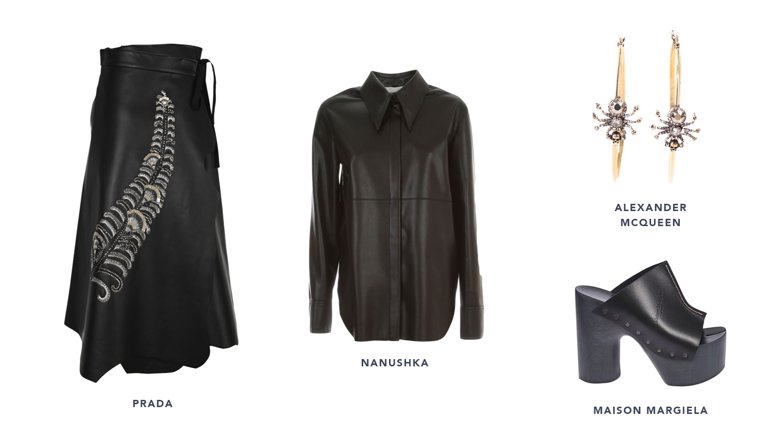 Celebrity Stylist Xavier LeBron assembles five italist-sourced looks