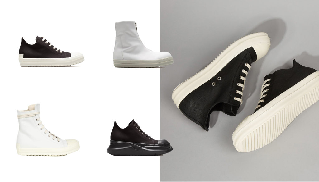 Rick Owens Converse Square Toe Sneakers Collaboration