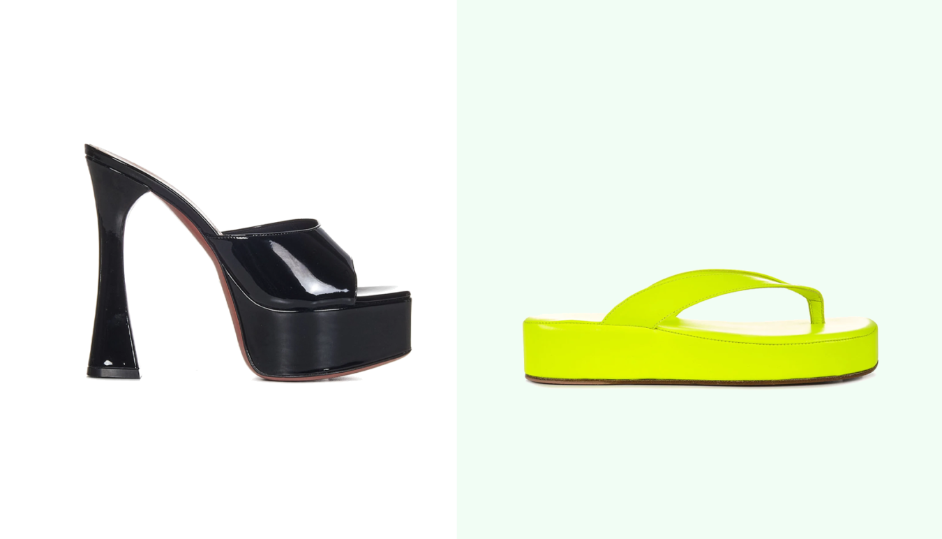 Who is Amina Muaddi and what's special about her luxury footwear?